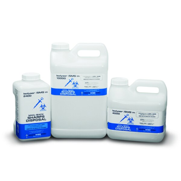 Isolyser/SMSm 2400 Sharps Mail-Back 3L 2/Pk | Guaranteed Lowest Price ...